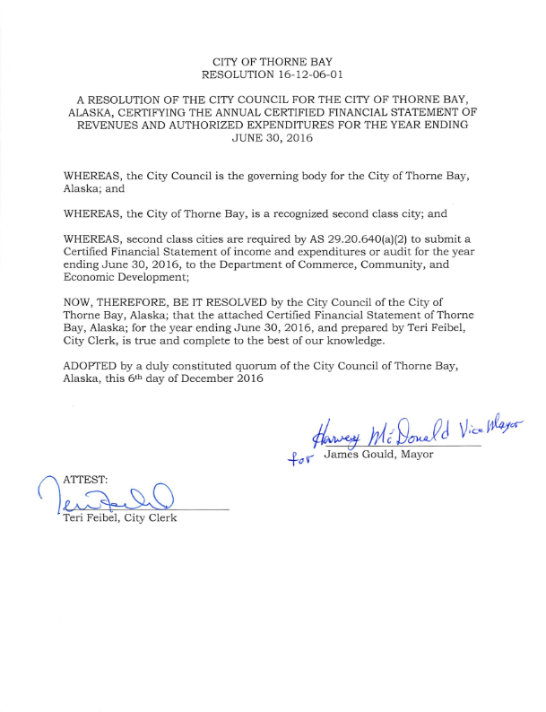 fy16-certified-financial-statement-thorne-bay – City of Thorne Bay